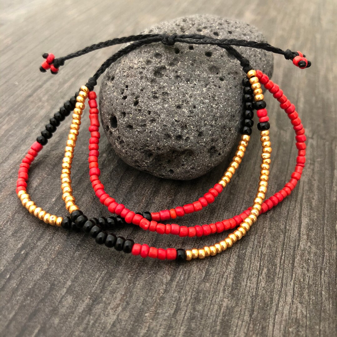 Small Beaded Bracelet String Bracelet Set Stylish Bracelet Surfer ...