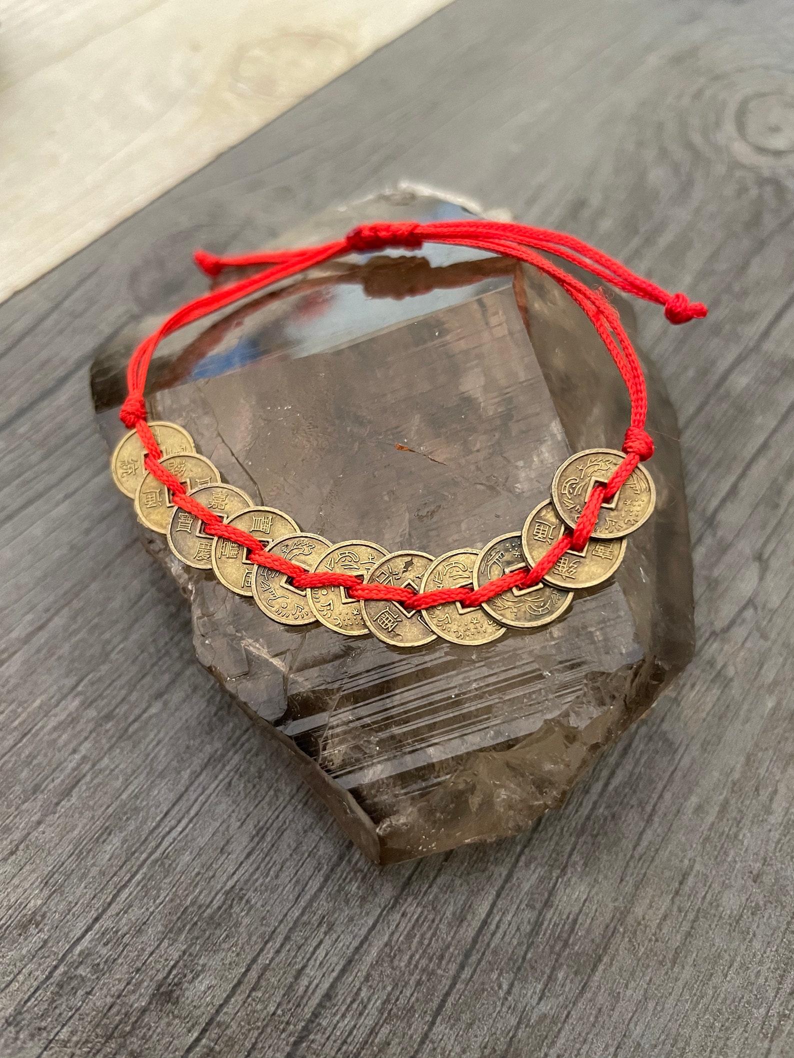 Chinese Coin Chinese Bracelet Good Luck Bracelet Lucky - Etsy