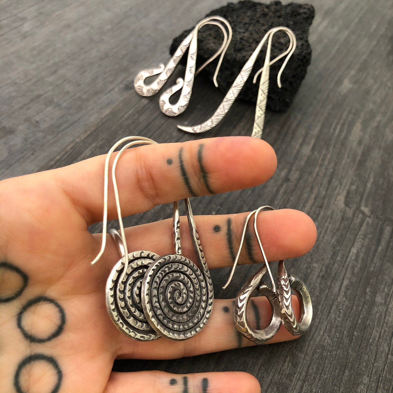 Ear Hanger Ear Hangers Ear Weights Artsy Earrings Cool Earrings Edgy ...