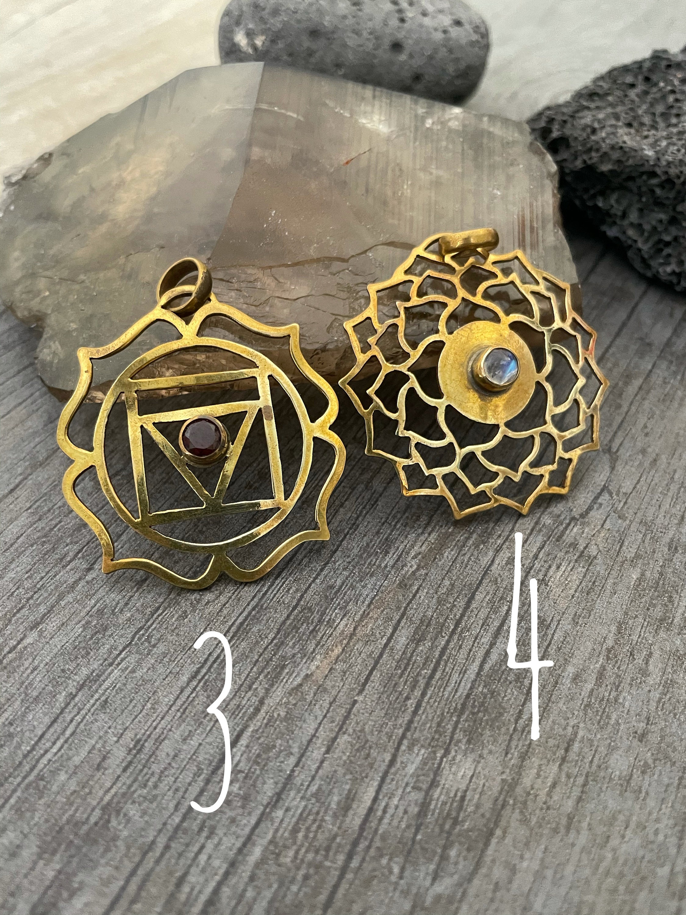 Sacred Geometry Pendant Yantra Pendant Aesthetic Necklace Sri | Etsy