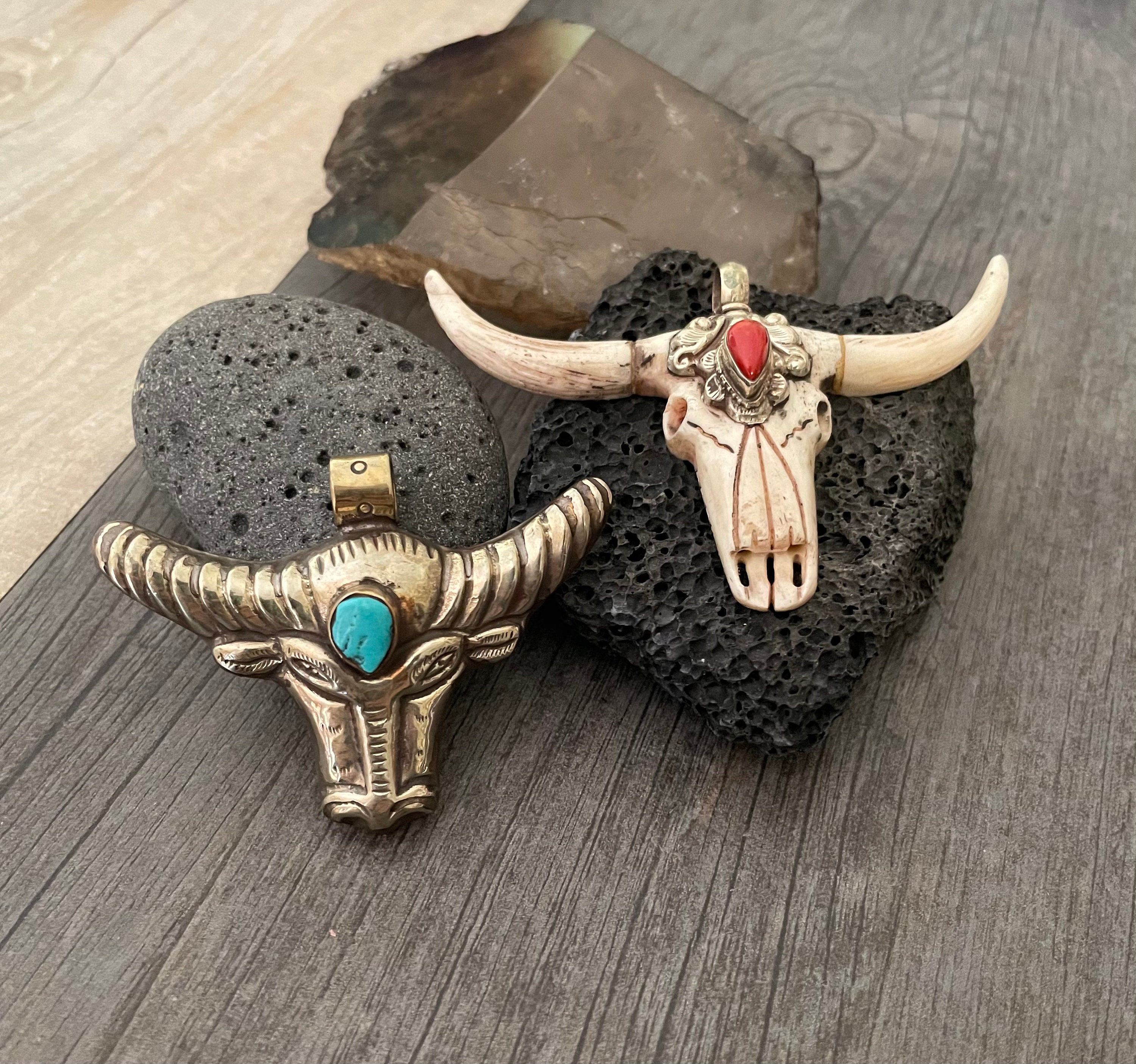 Buffalo Necklace Buffalo Jewelry Bull Head Pendant Bull Pendant Buffalo ...
