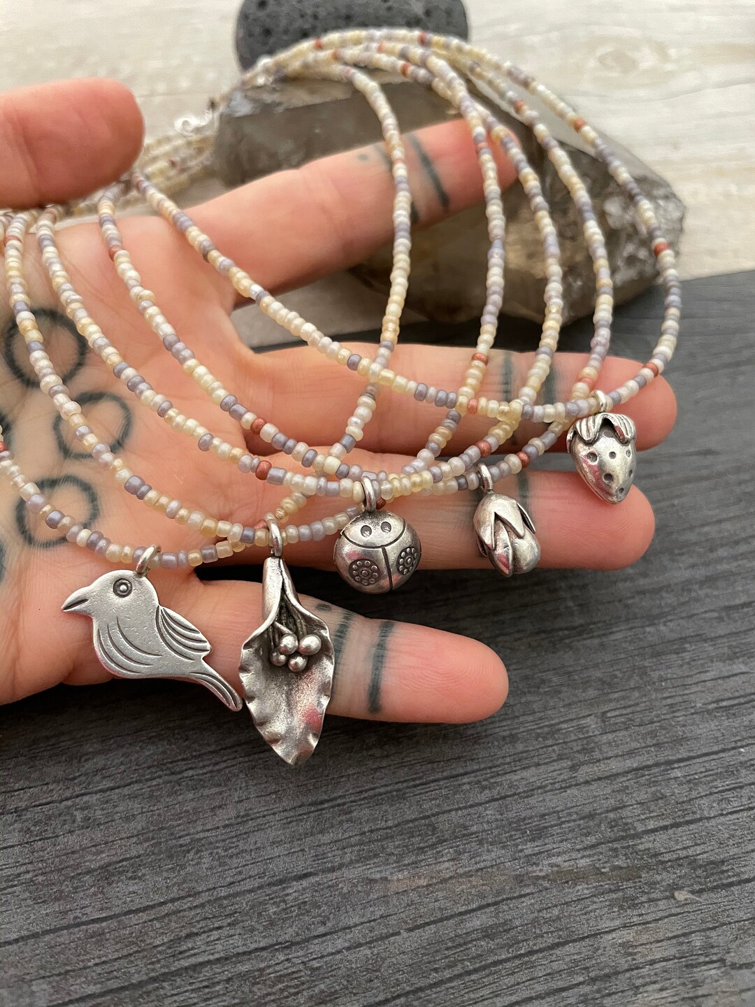 Cottagecore Necklace Aesthetic Necklace Botanical Necklace Cottagecore ...
