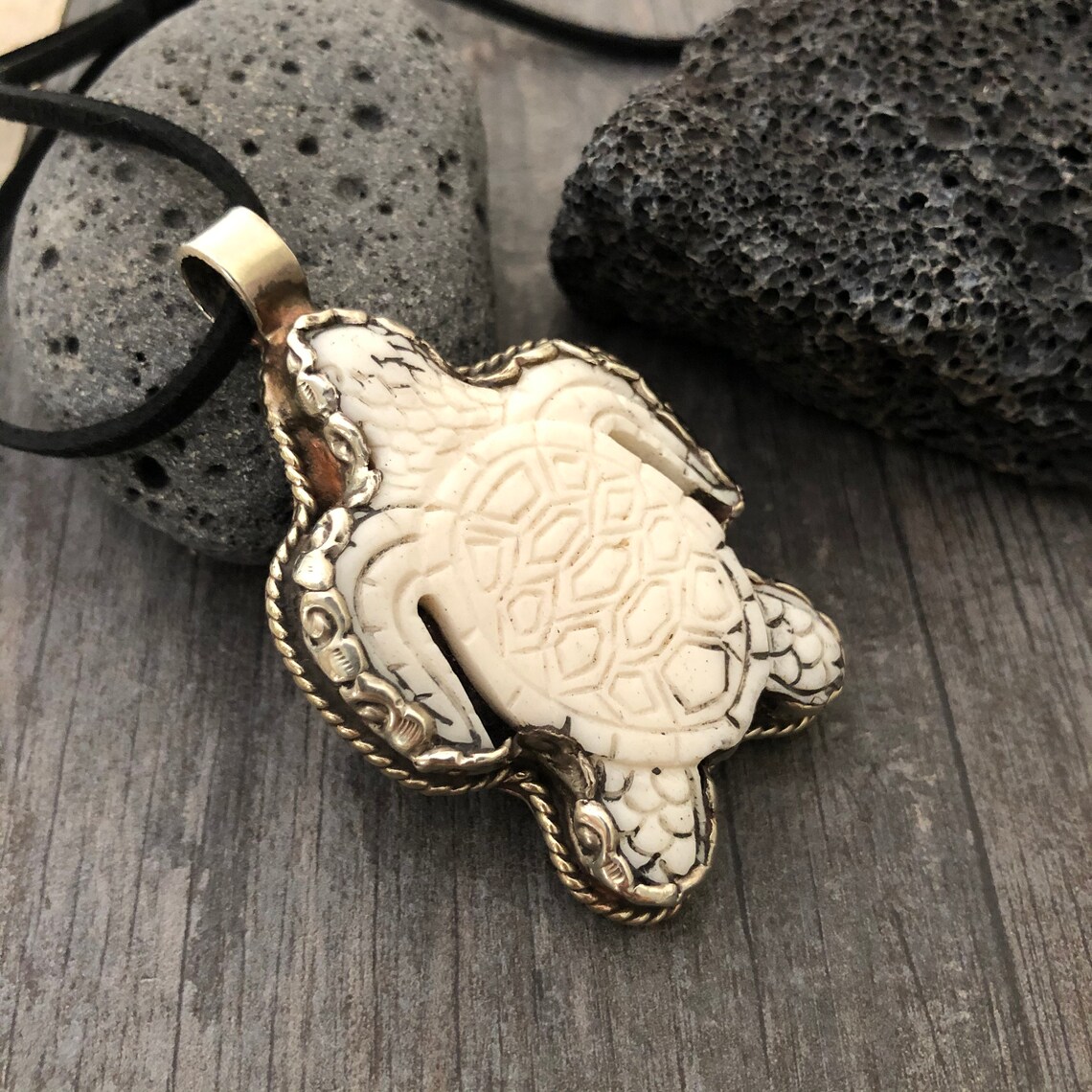 Turtle Pendant Turtle Necklace Turtle Charm Sea Turtle | Etsy