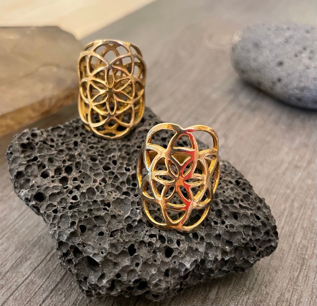 Flower of Life Ring Sacred Geometry Ring Spiritual Ring Sacred Ring ...