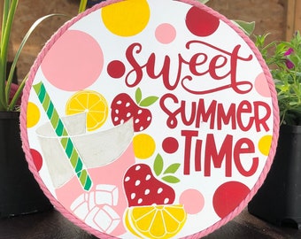 Watermelon Sweet Summertime Tiered Tray Mini Sign SVG File - Etsy
