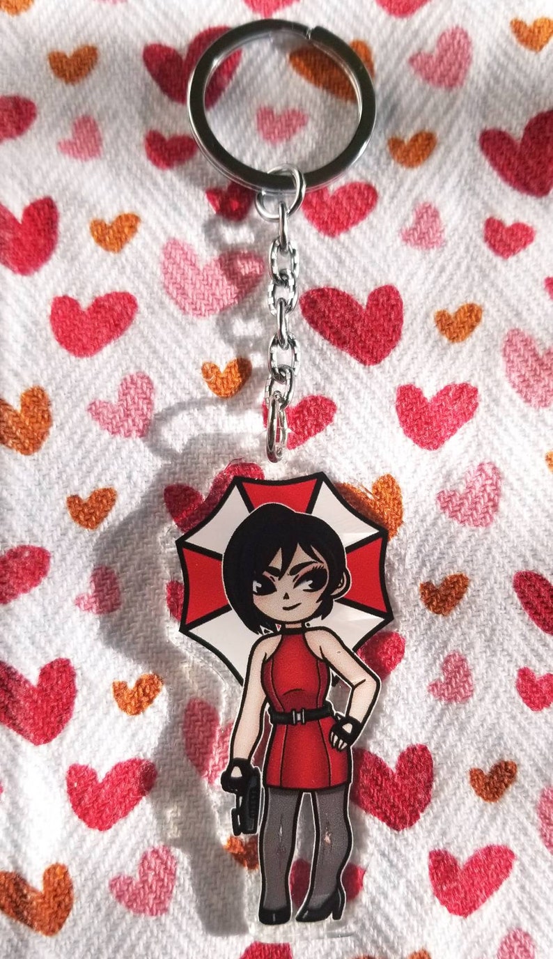 Resident Evil 2 Acrylic Keychains | Etsy