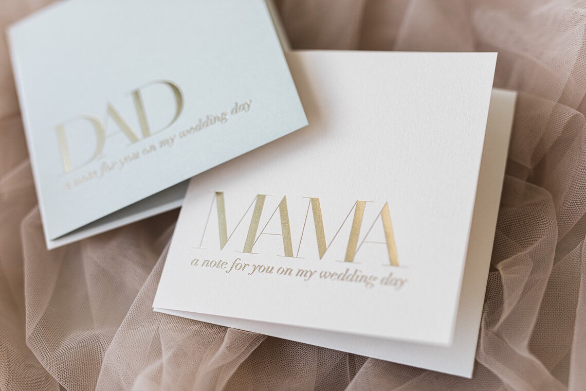 Luxury Wedding Card for Mother of the Bride to My Mom on My - Etsy