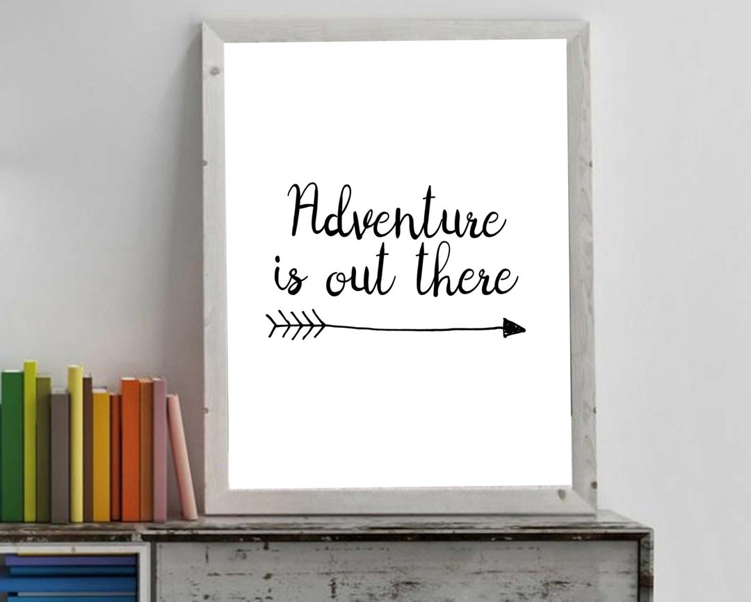 Adventure is Out There Printable Gallery Wall Print - Etsy