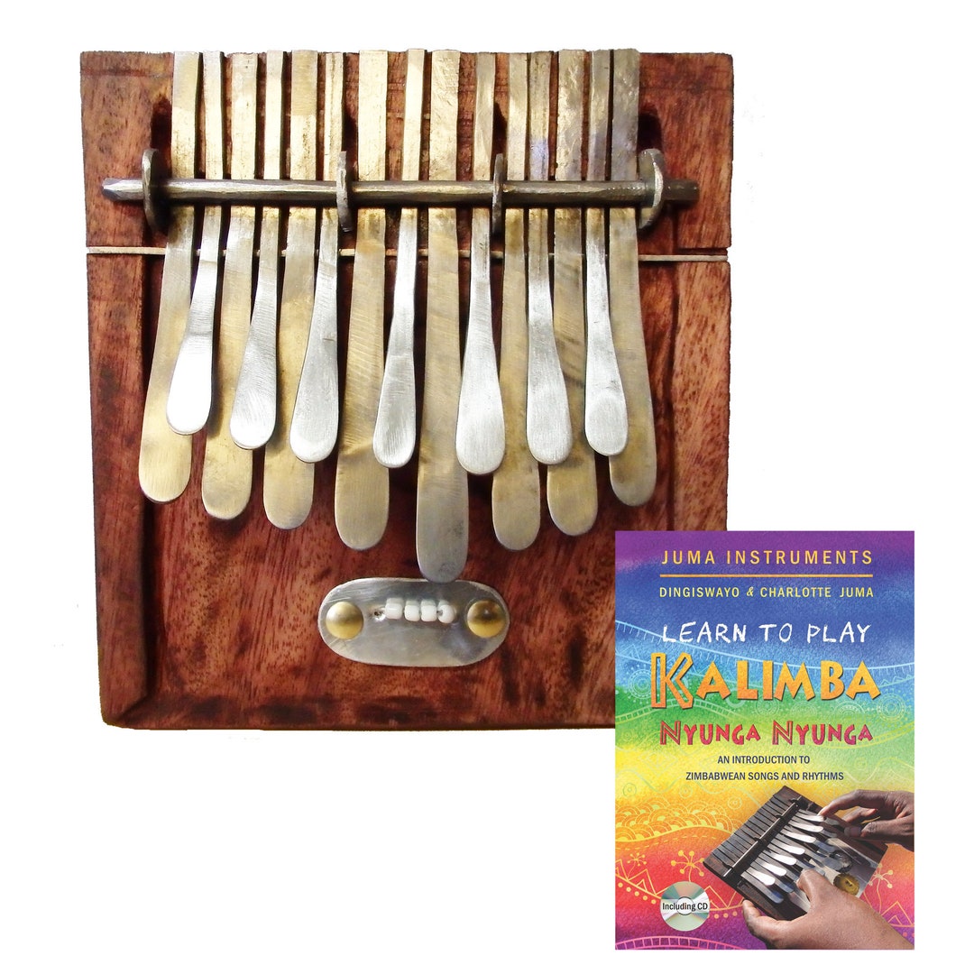 Kalimba G + Book Special | Handmade 15-key African Kalimba in G | Free ...