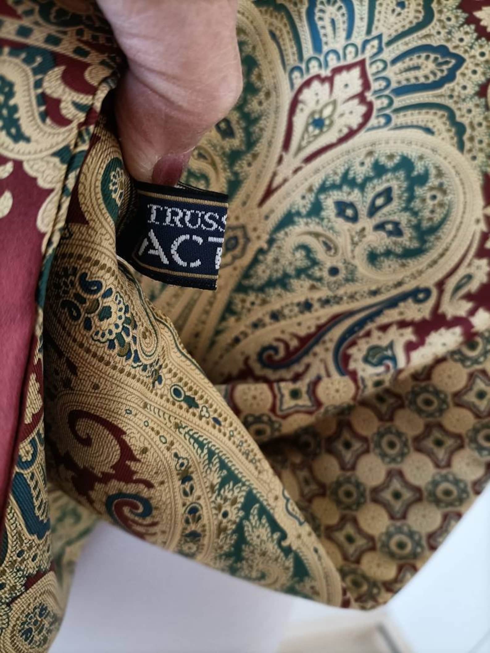 TRUSSARDI Vintage Men's Stole. - Etsy