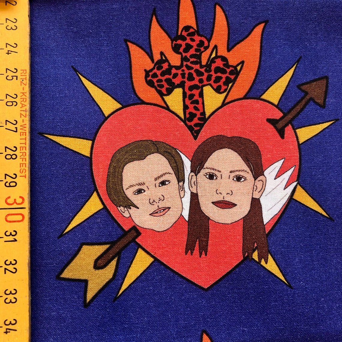 Romeo and Juliet Inspired - Fabric by the Metre - Etsy