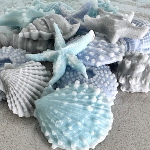 Mini Soaps, Seashell Shaped Soap, Goat Milk Soap, Housewarming Gift for ...