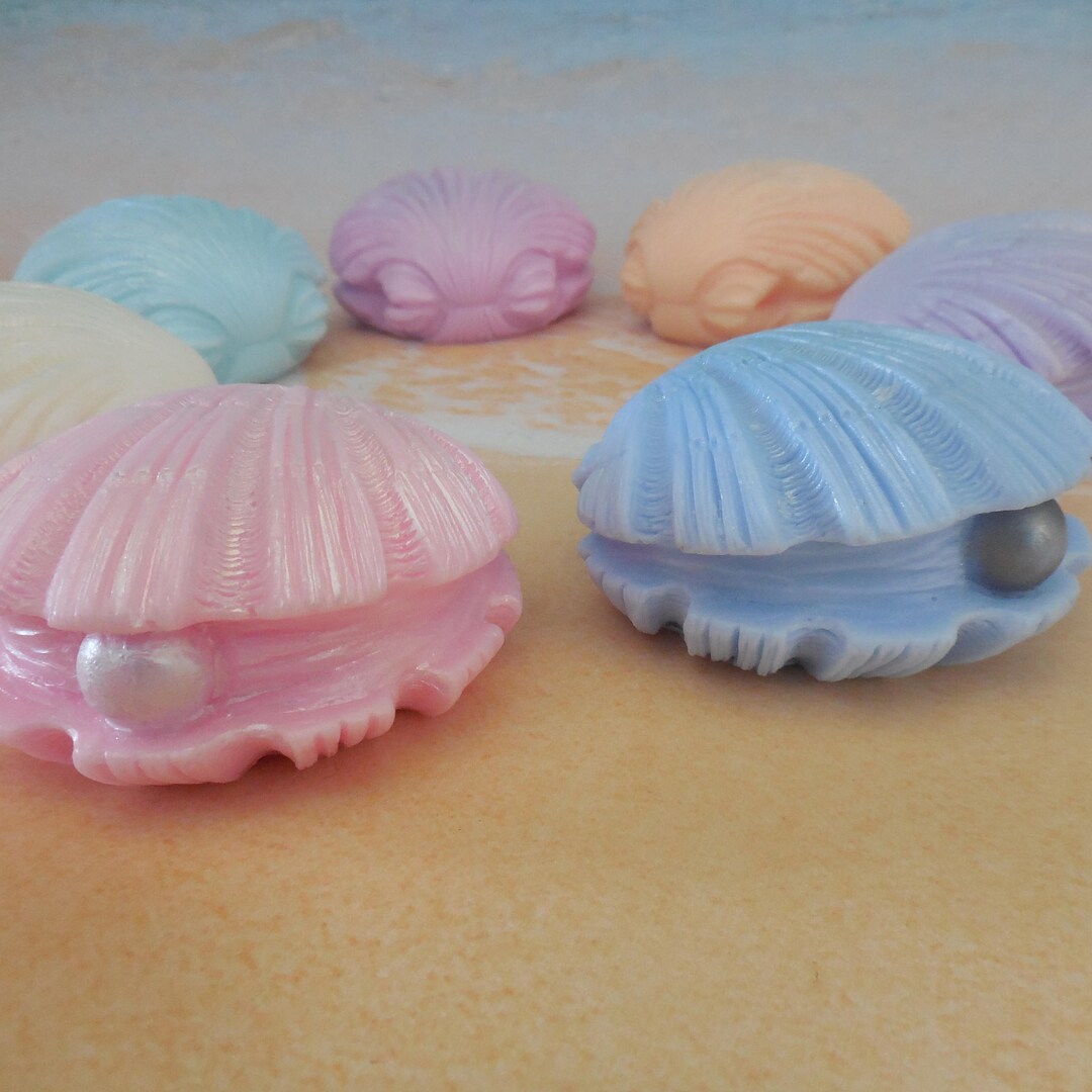 Nautical Pearl Clam Shell Goat Milk Soap: Beach-inspired Housewarming ...