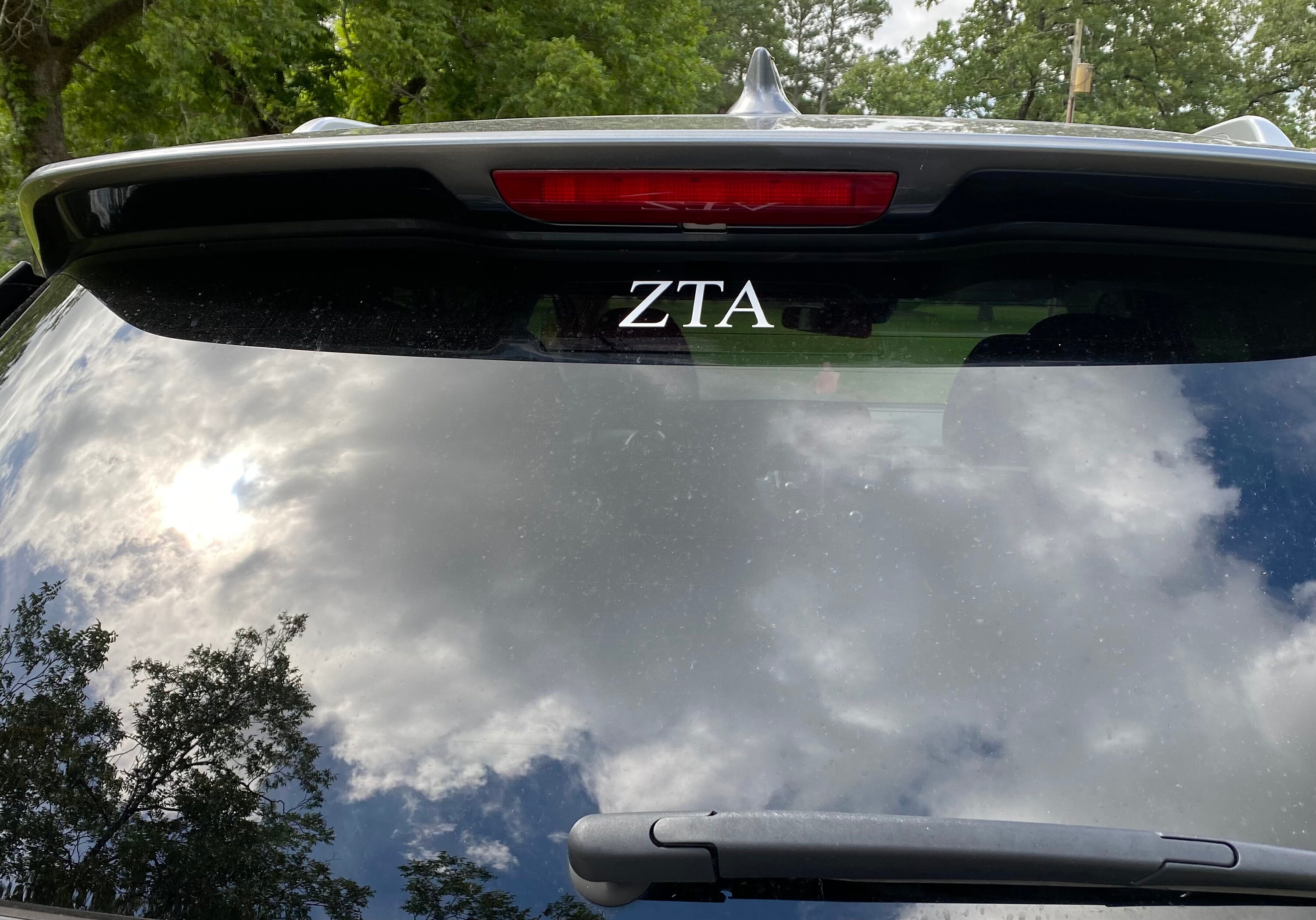 Greek Sorority Fraternity Decal Letters Custom White Greek for Car ...
