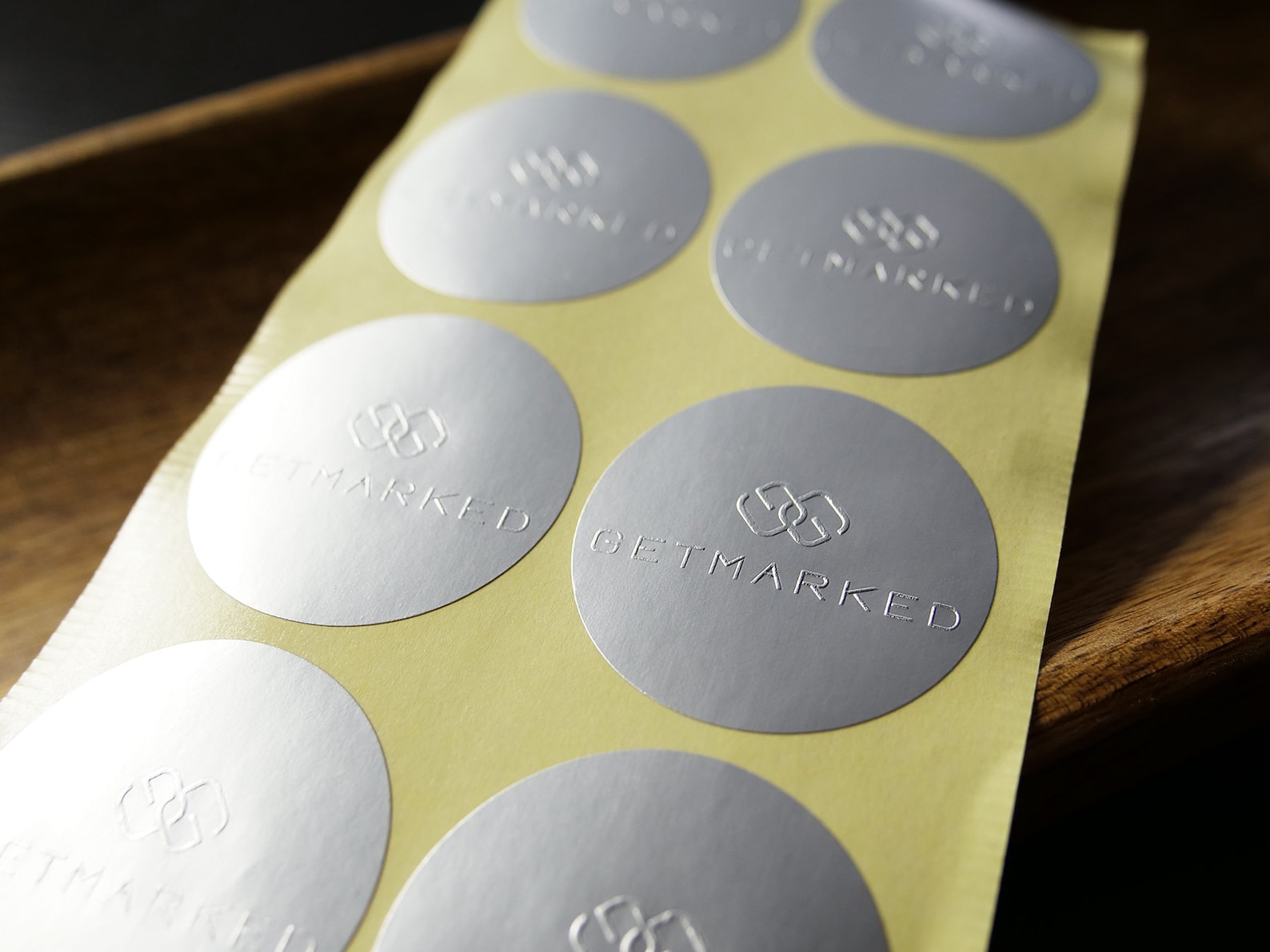 Silver Foil Embossed Stickers, Embossed Raised Sticker/label, Embossing ...