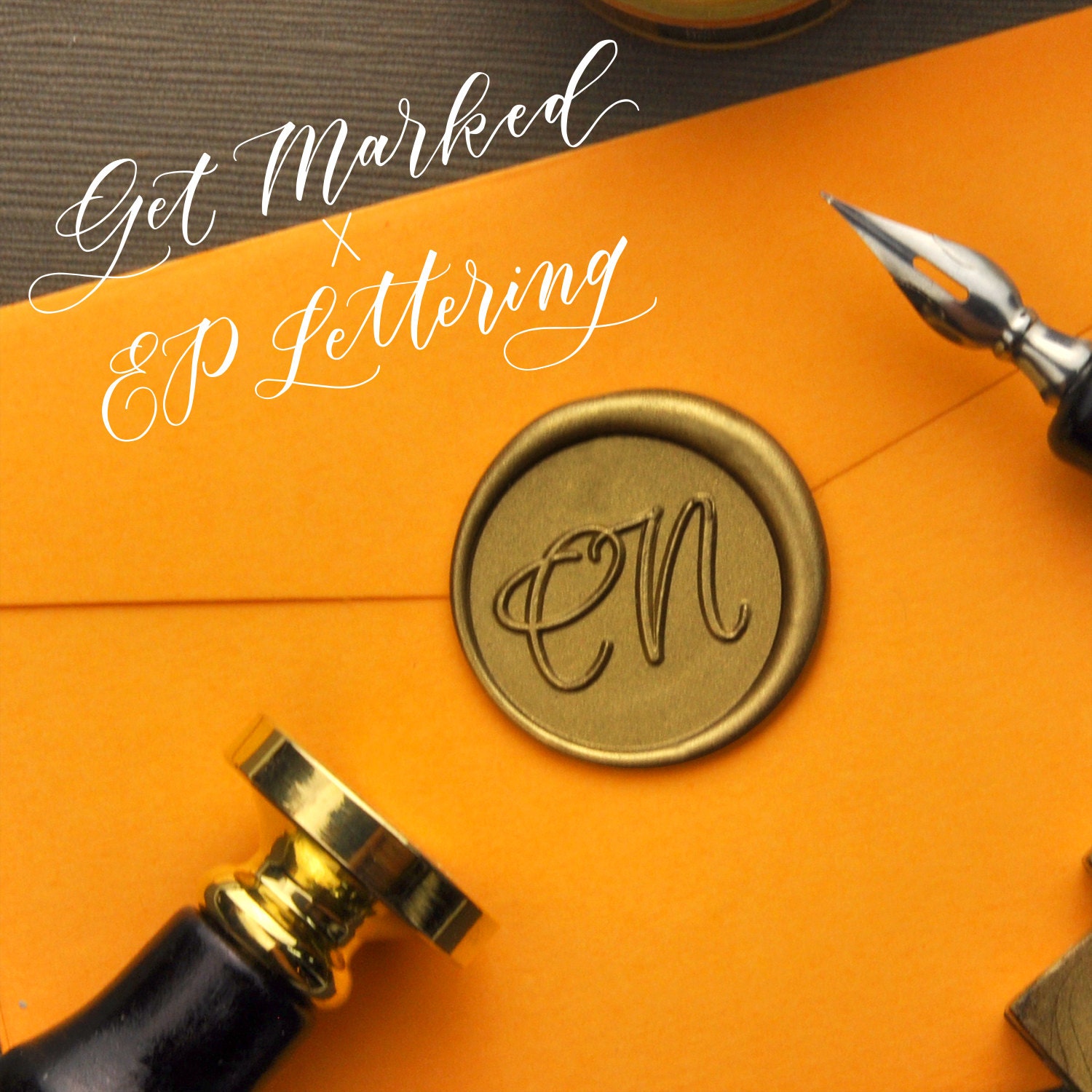 Get Marked X EP Lettering Initials Wax Seal Stamp WS0382 - Etsy
