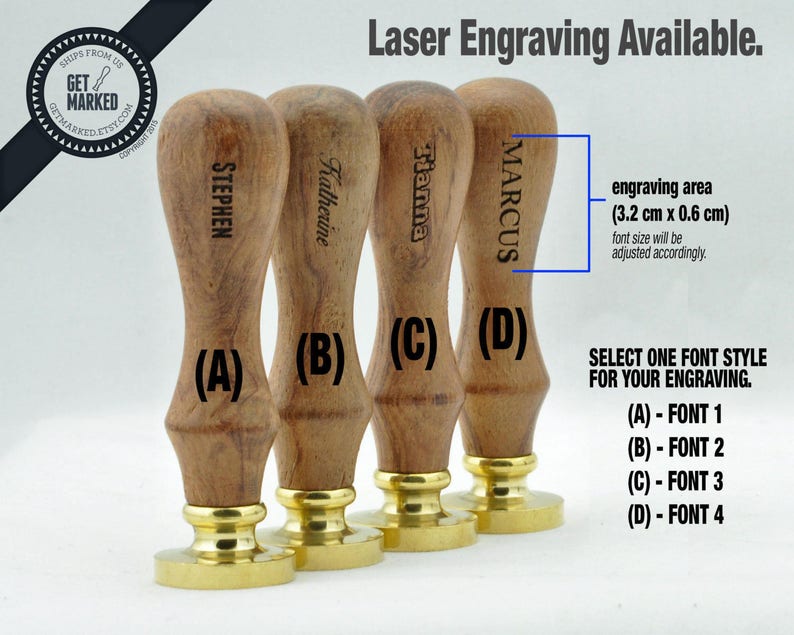 Geo Premium Multi-layer Wax Seal Stamp Template by Get | Etsy