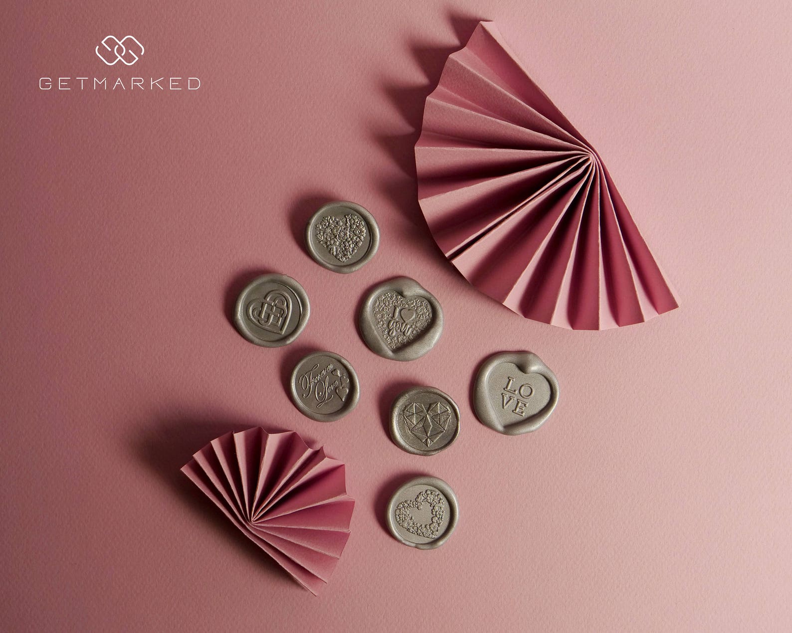 Floral Heart Premium Love Stamp Collection Wax Seal Stamp by - Etsy