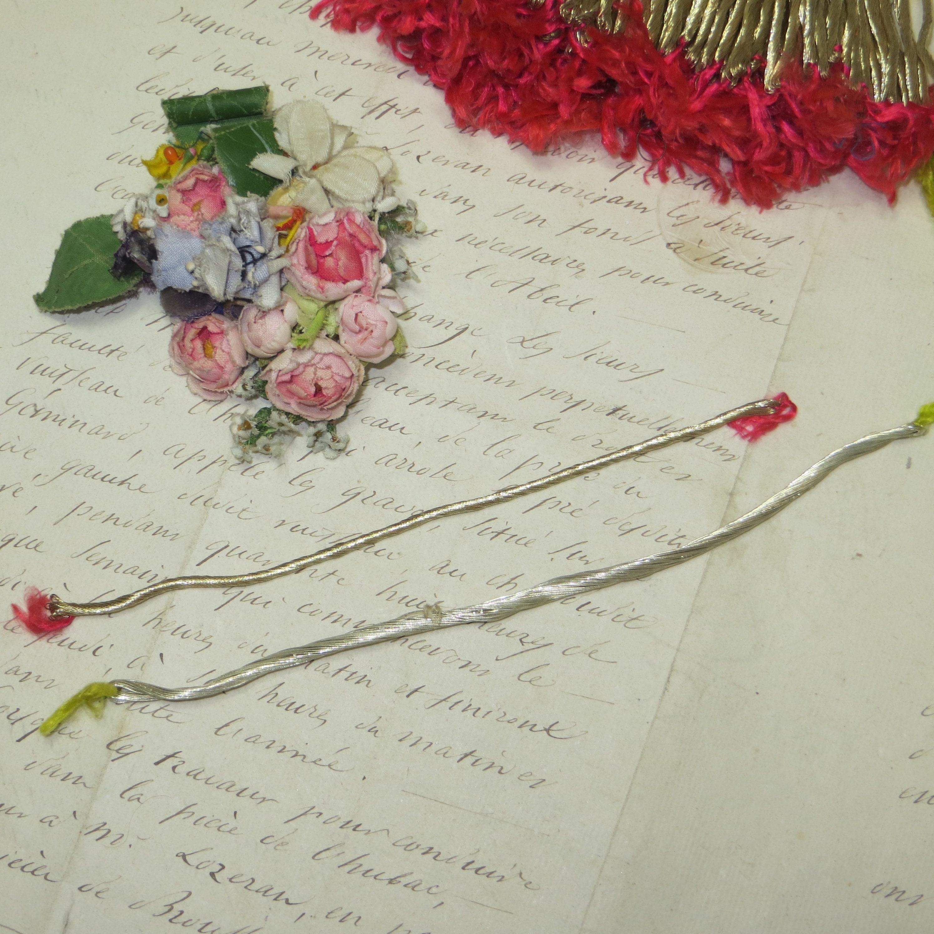 7y ANTIQUE GOLD METAL Thread Floss French Metallic Copper - Etsy