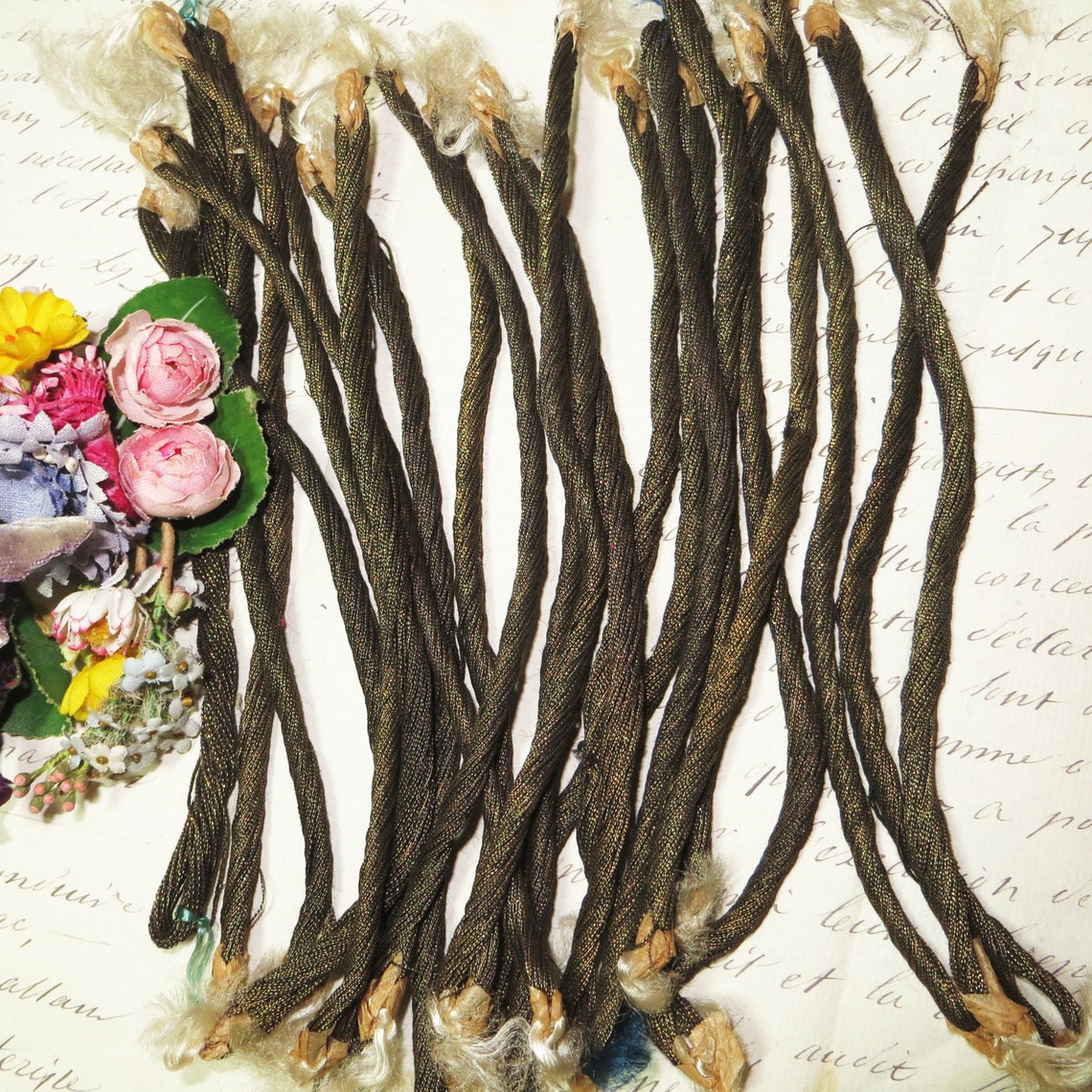 7y Skein FRENCH GOLD METAL Thread Floss Old Golden Bronze - Etsy