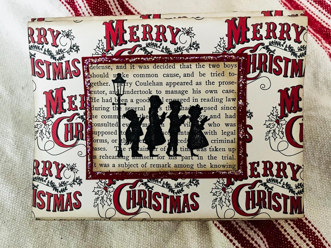 Christmas Carolers Handmade Christmas Cards Set (12 in a Set) - Etsy
