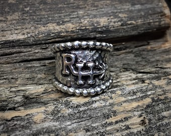 Ranch Brand Class Ring Sterling Silver Western Ring Unisex Turquoise ...