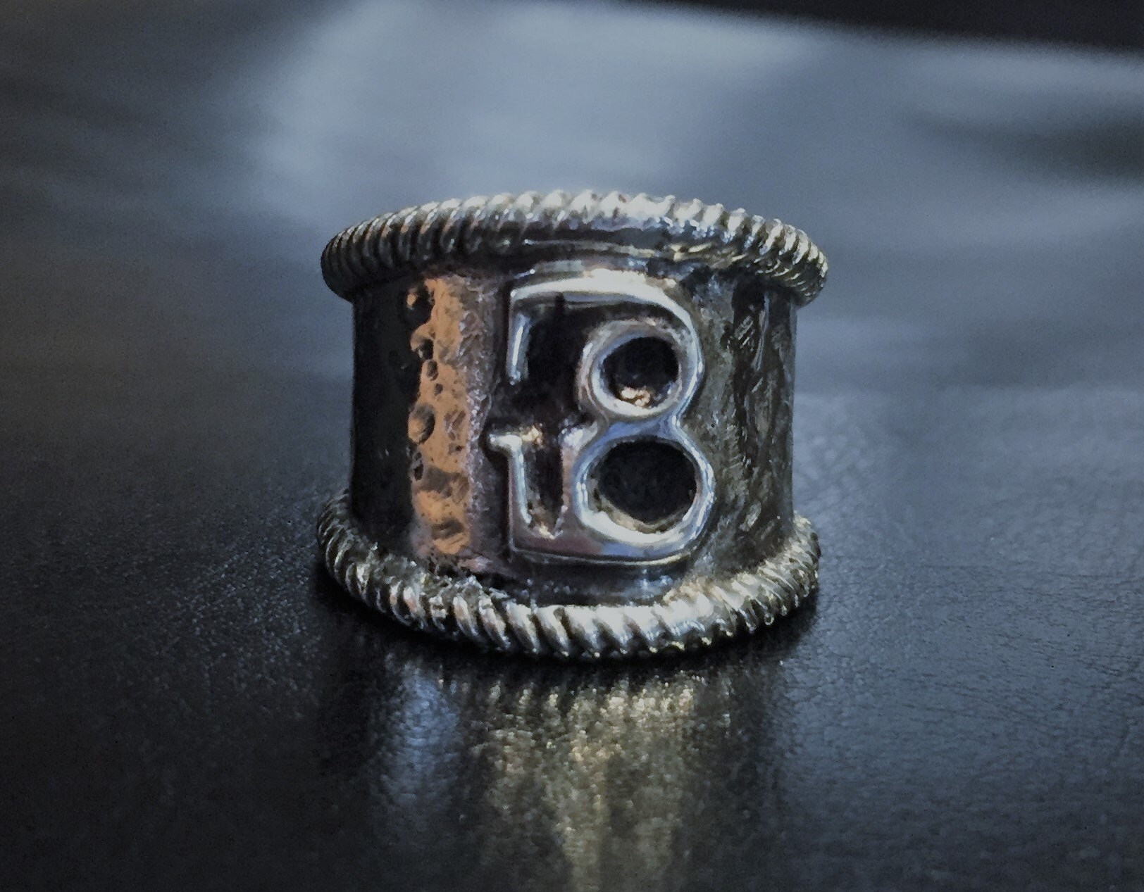 Sterling Silvercustom Western Brand/ Initials/symbol Ring - Etsy