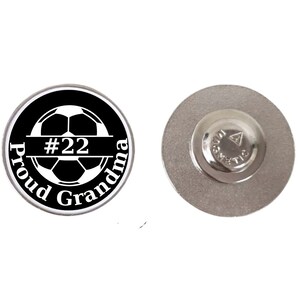 Hockey Custom Team Tournament Pins Players Number Sports Personalized ...