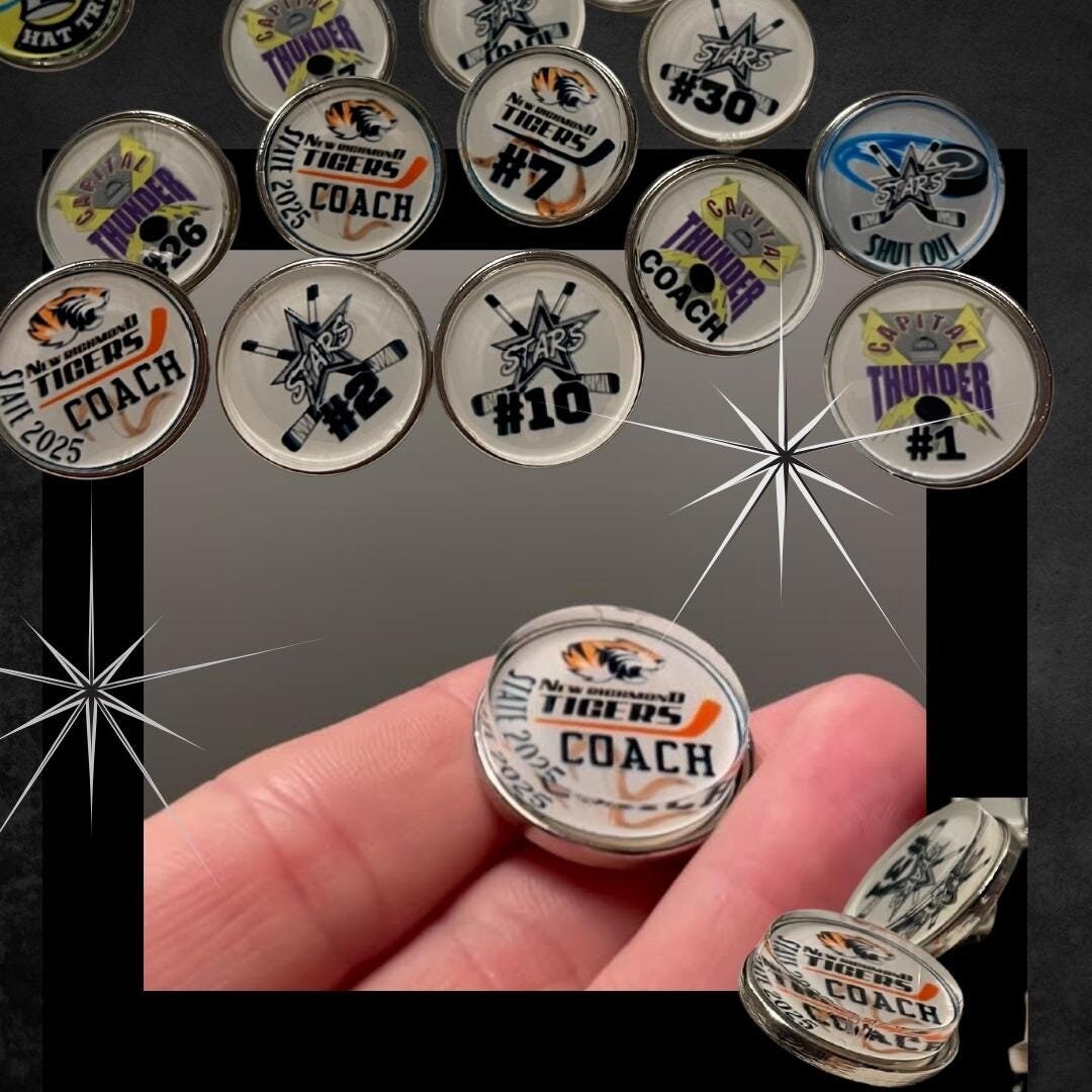 State Qualifier Logo Pins for Hockey Soccer Football Gift Goody Bags ...