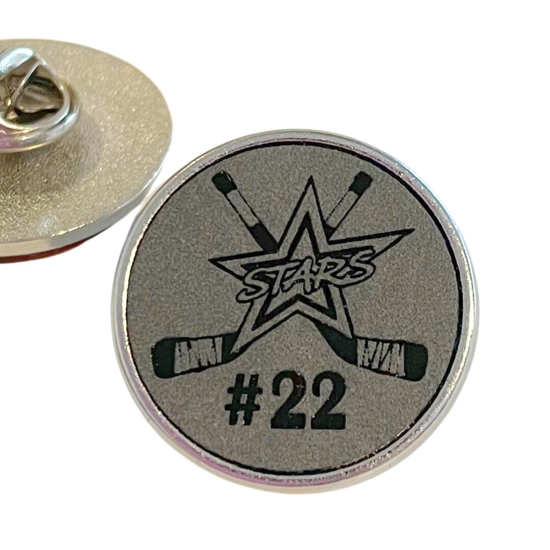Leather Pins Personalized With Logo for Sports Spirit Bags Fundraising ...