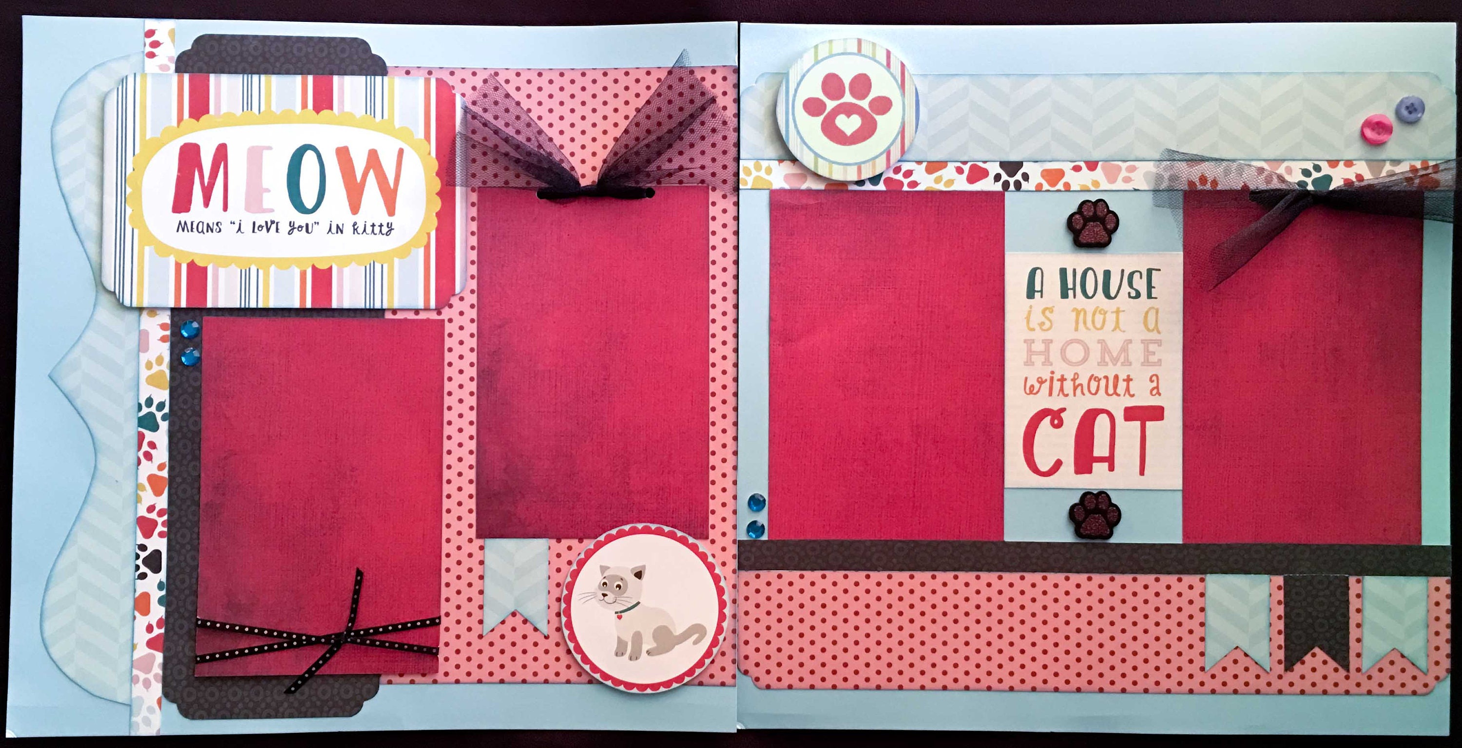 12x12 Cat Scrapbook Page Kit Premade Cat Scrapbook 12x12 - Etsy 12x12 Cat Scrapbook Page Kit Premade Cat Scrapbook 12x12 - Etsy
