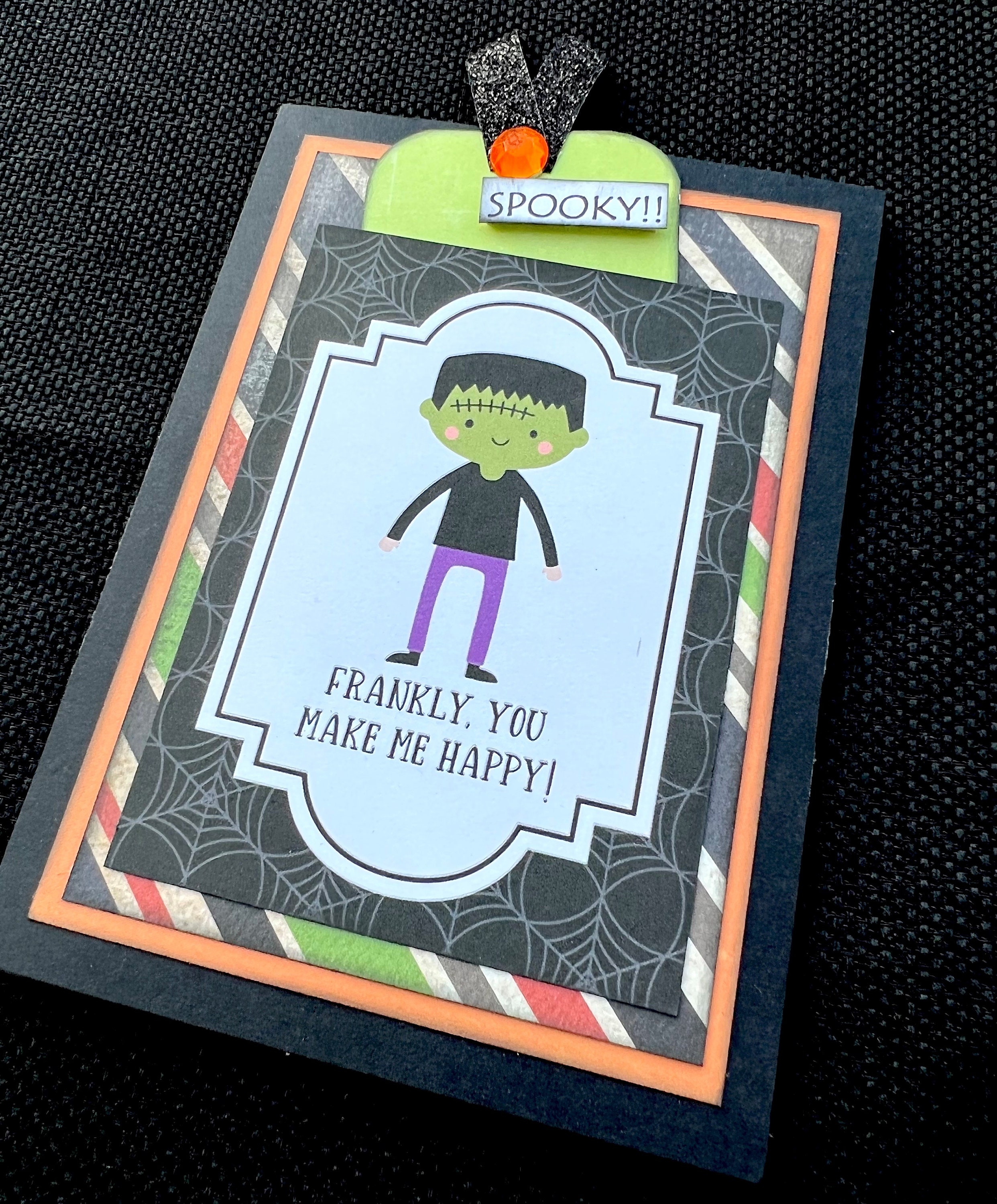 Halloween Card Kit, Premade Halloween Cards, Handmade Card Kit ...