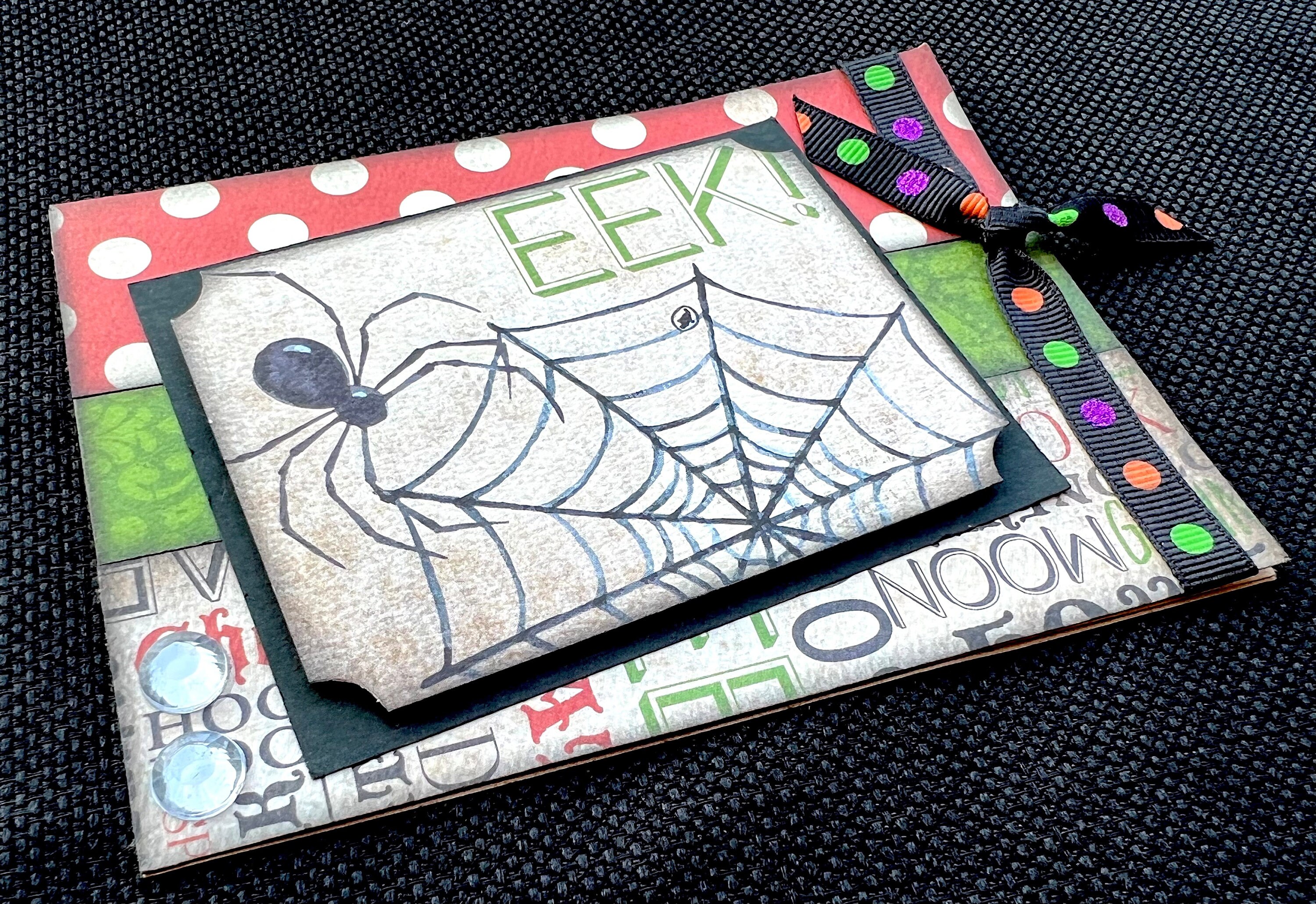 Halloween Card Kit, Premade Halloween Cards, Handmade Card Kit ...