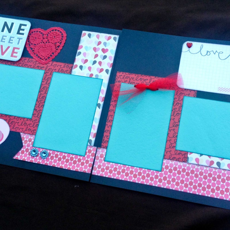 Valentine Scrapbook - Etsy