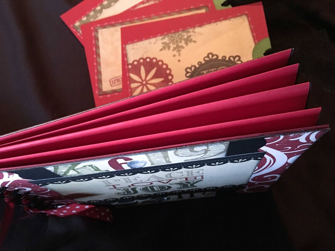 Mini Album Kit, Mini Scrapbook Album, Christmas Scrapbook, Premade Mini ...