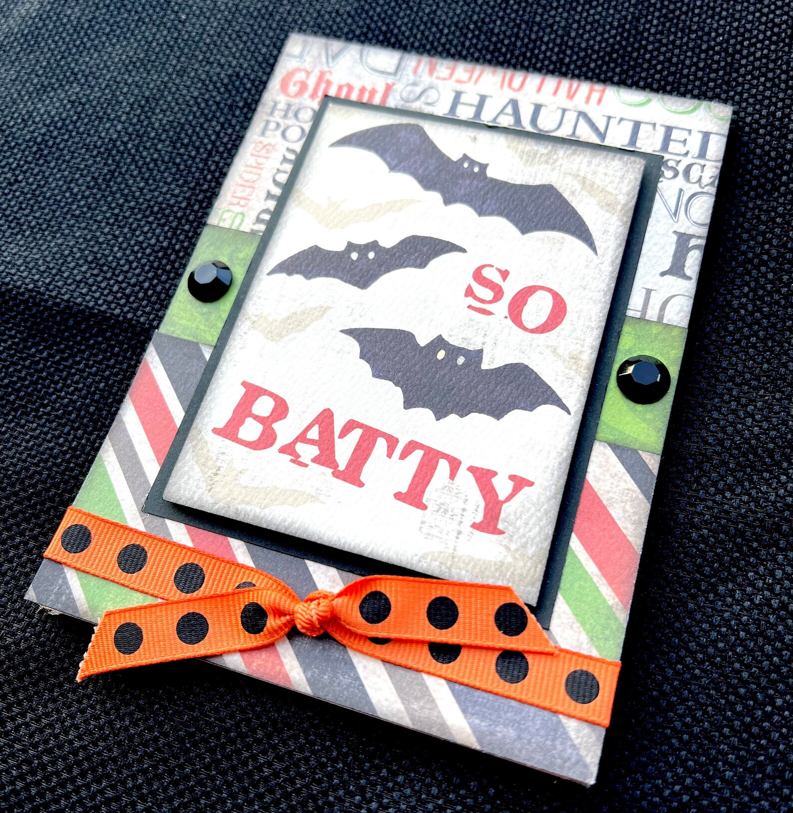 Halloween Card Kit, Premade Halloween Cards, Handmade Card Kit ...