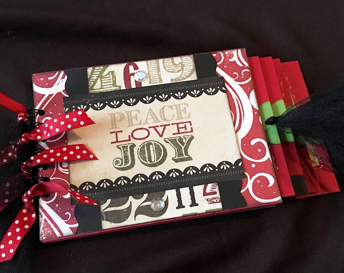 Mini Album Kit Mini Scrapbook Album Christmas Scrapbook - Etsy