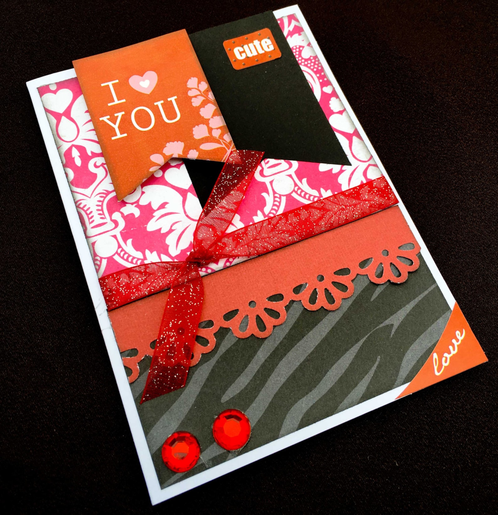 Valentine’s Day Card Kit, Premade Valentines Cards, Handmade Card Kit ...