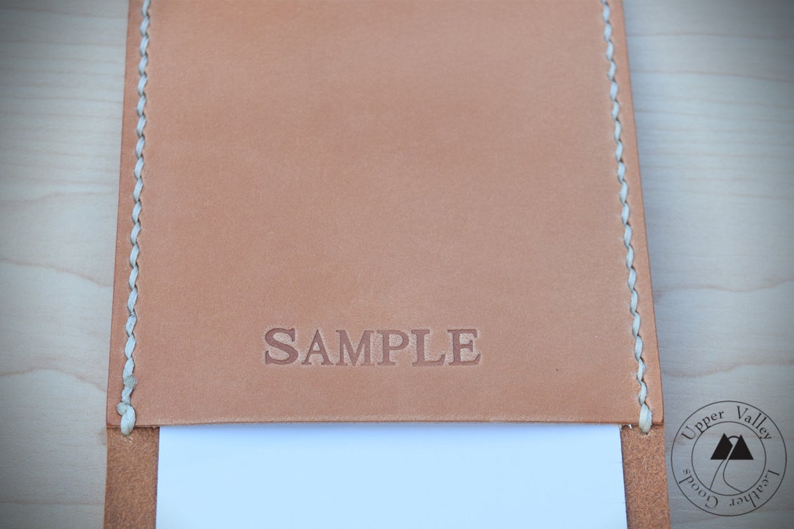 Leather Notepad Flip Cover Case Stationary Personalized Gift - Etsy