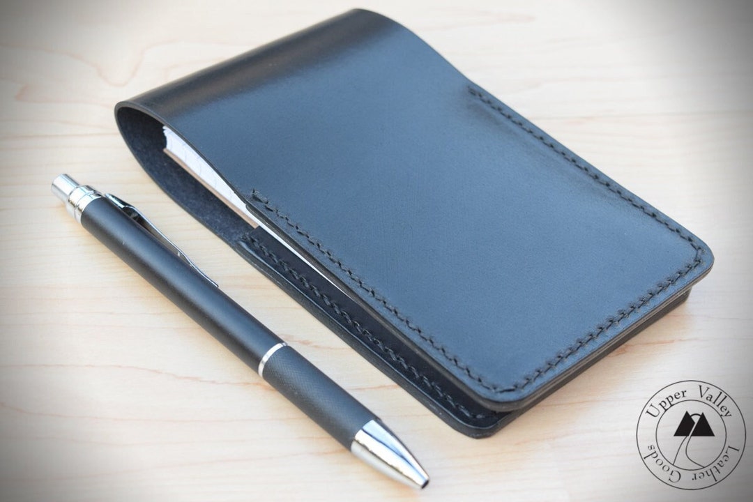 Leather Notepad Flip Cover Case Stationary Personalized Gift Made in ...