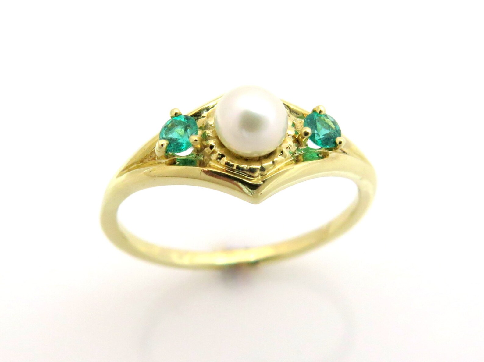 14K Gold Engagement Ring, Vintage Ring, Bridal Ring, Art Deco Ring ...