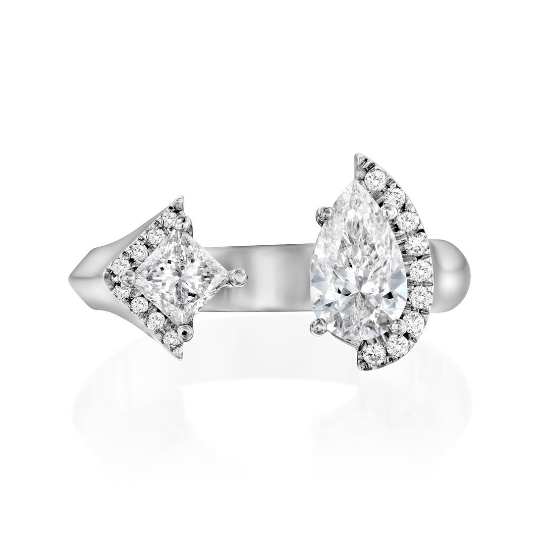 Luxury Diamond Ring, Open Diamond Ring, Statement Diamond Ring ...