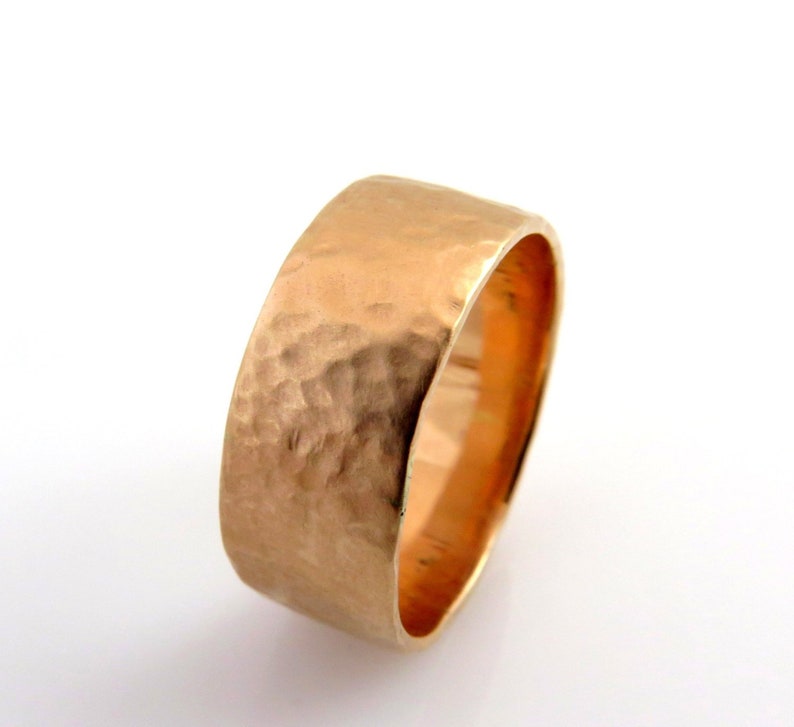 Rose Gold Wedding Band Wide Wedding Band Wedding Band Women - Etsy