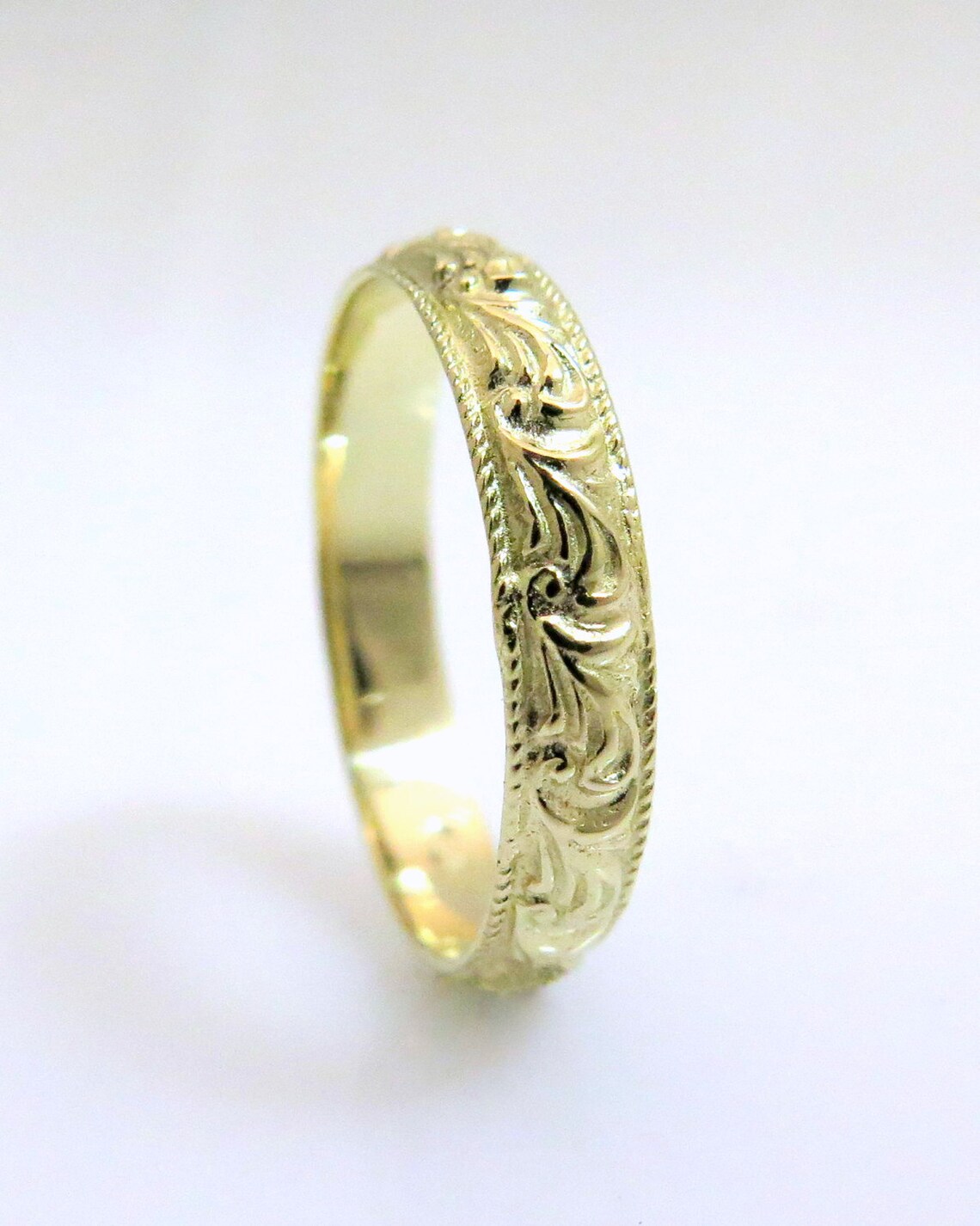 Vintage Wedding Ring Women Wedding Band Pattern Wedding - Etsy