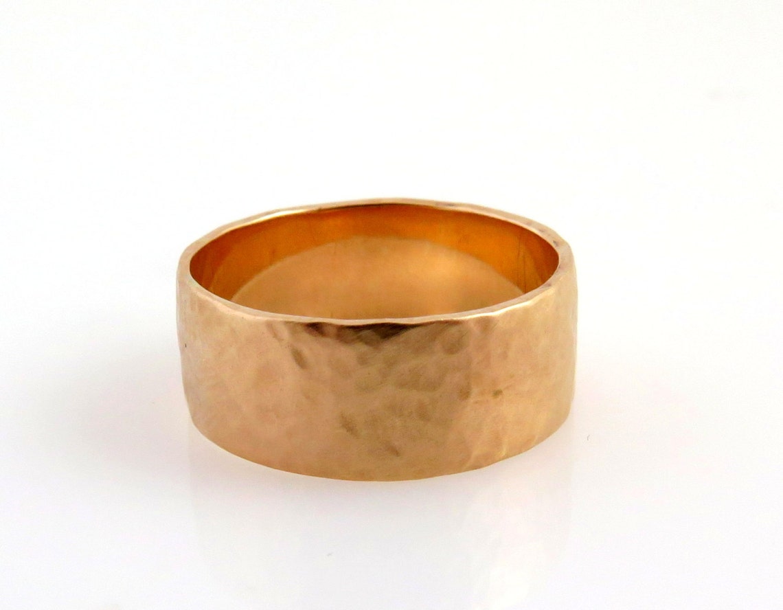 Rose Gold Wedding Band Wide Wedding Band Wedding Band Women - Etsy