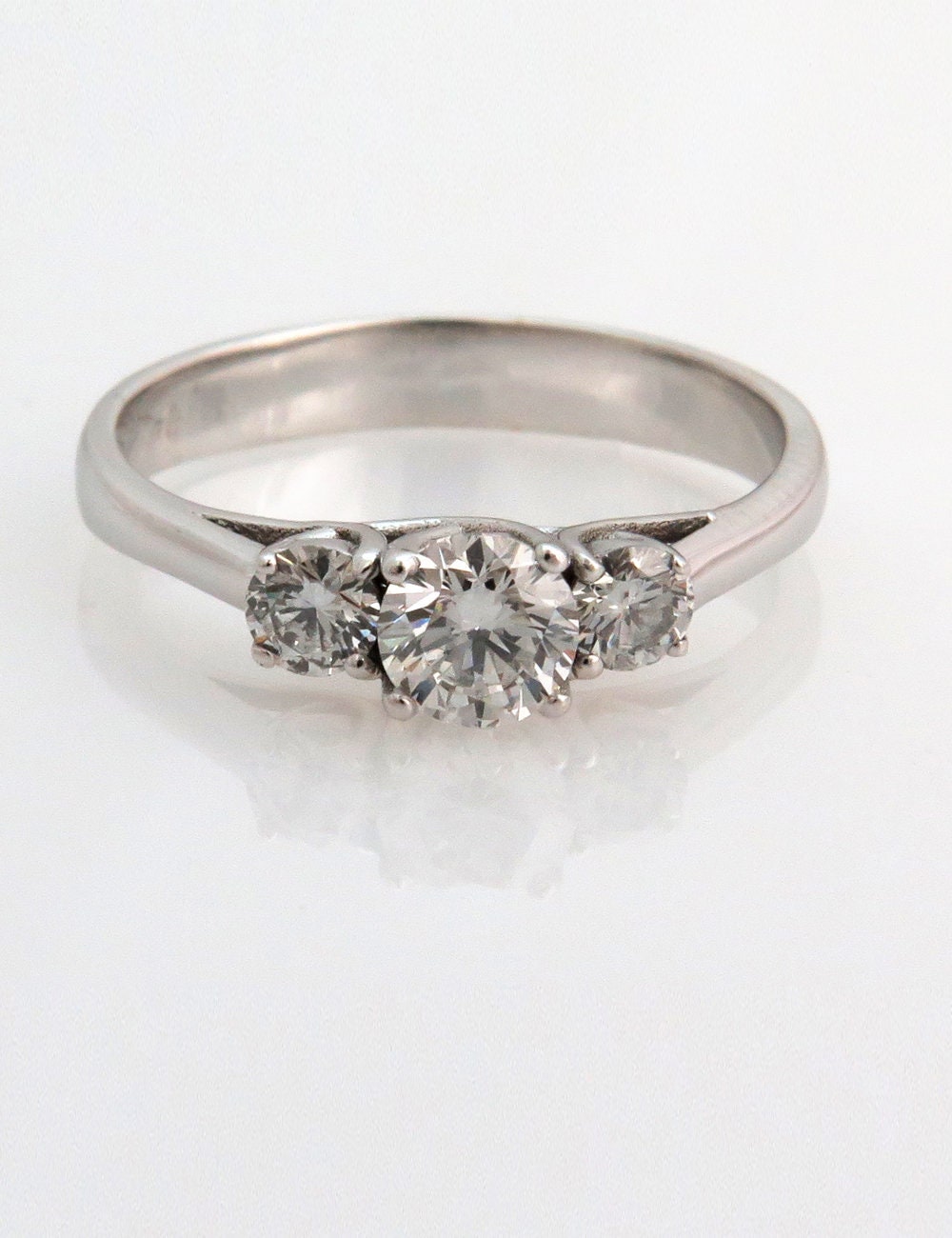 Diamond Engagement Ring White Gold Diamond Ring Multi | Etsy