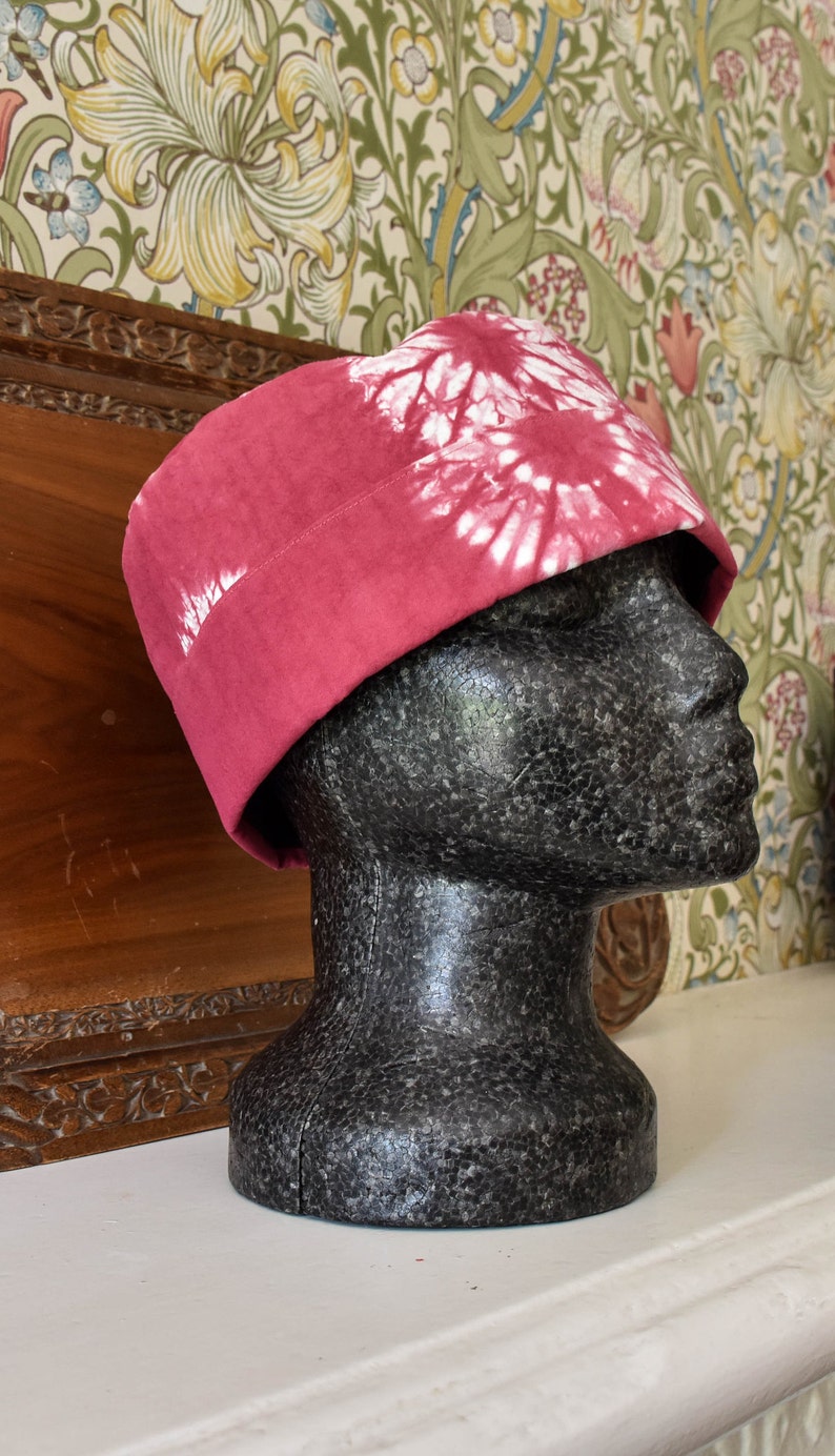 Shibori Hat in Upcycled Organic Cotton - Karamatsu Shibori African ...