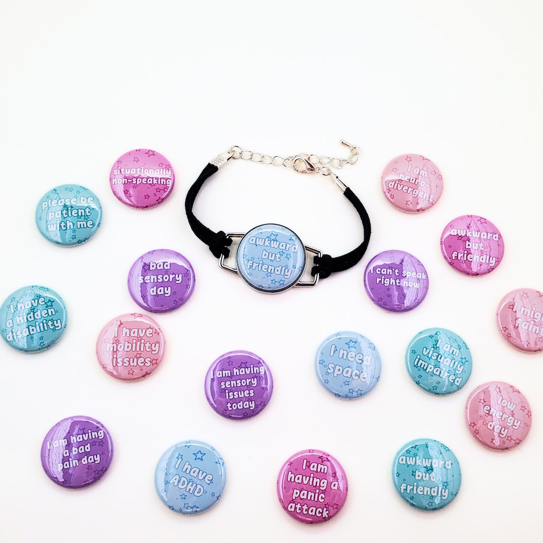 Disability Bracelet | Neurodiversity Jewelry | Hidden Disability ...