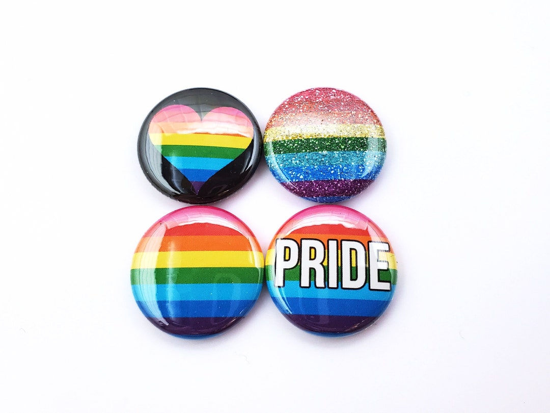 Vintage Gay Pride Flag Pins Mini 1 Inch LGBT Pride Pins in Vintage Flag Colors - Etsy
