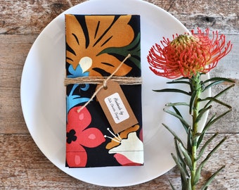 Handmade Cotton Linen Cloth Napkins by JulieChristieDesigns